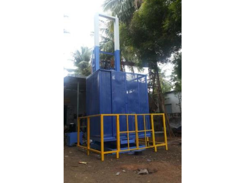 Goods Lift With Cabin - Sha Hydraulics